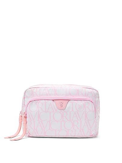 Victoria's Secret Quilted Makeup Pouch - Print