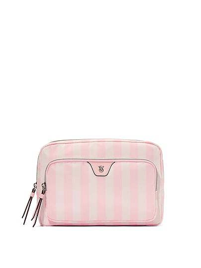 Victoria's Secret Quilted Makeup Pouch - Print