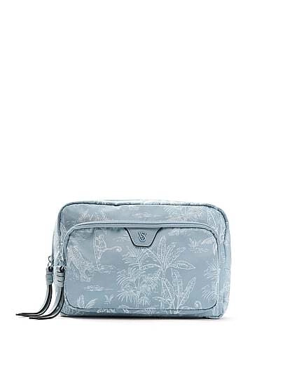 Victoria's Secret Quilted Makeup Pouch - Print