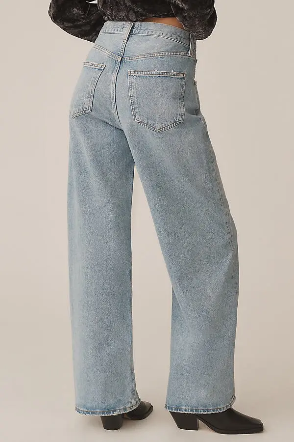 AGOLDE Low Curve Mid-rise Taper Jeans - Force