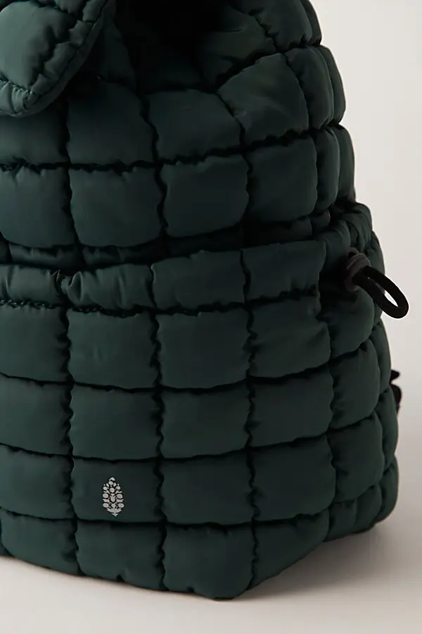 Free People Quilted Hiker Backpack - Evergreen | Editorialist display picture 1