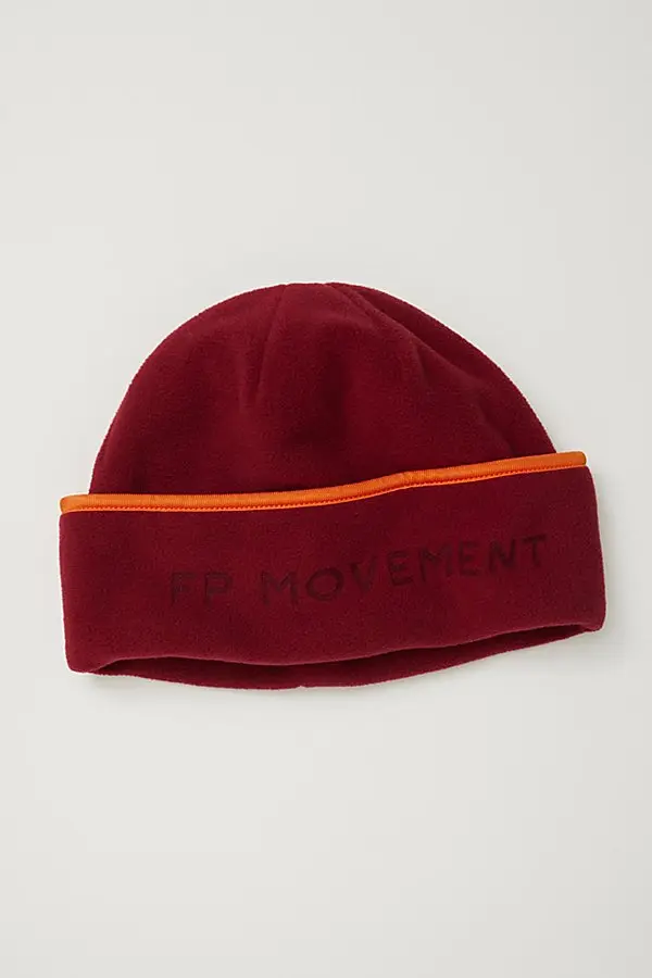 Free People Flat Out Cuffed Beanie In Maroon - 48% Off  display picture 3