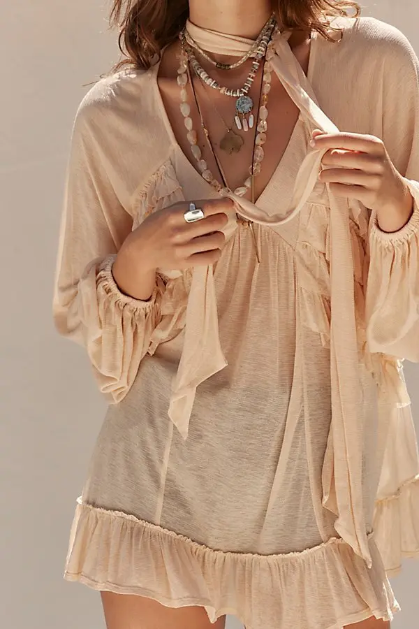 Free People Ponza Tunic - Sand