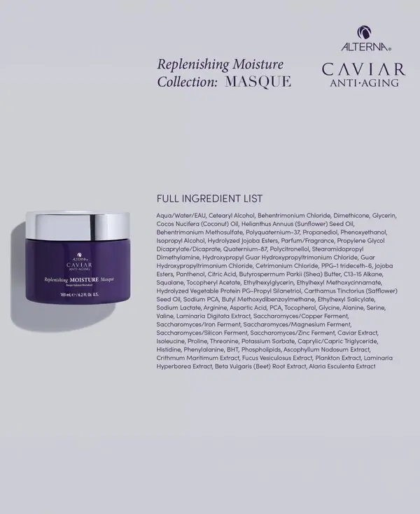 ALTERNA Caviar Replenishing Moisture Masque