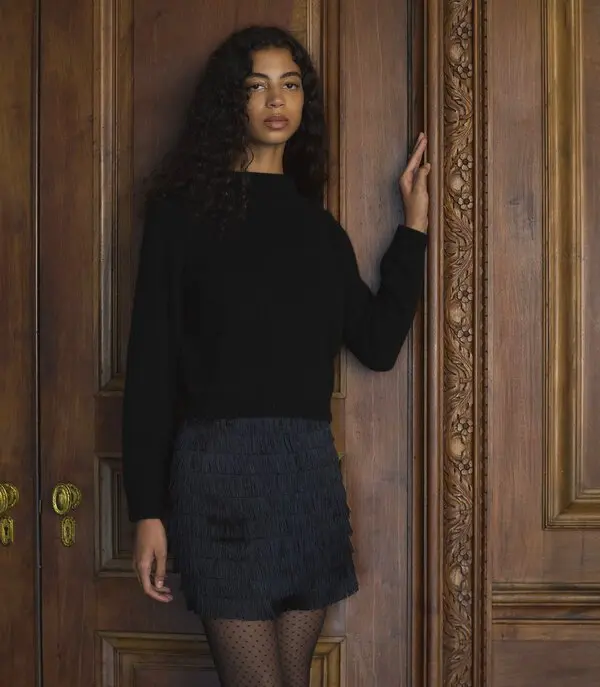 DÔEN Maire Pullover Sweater - Black