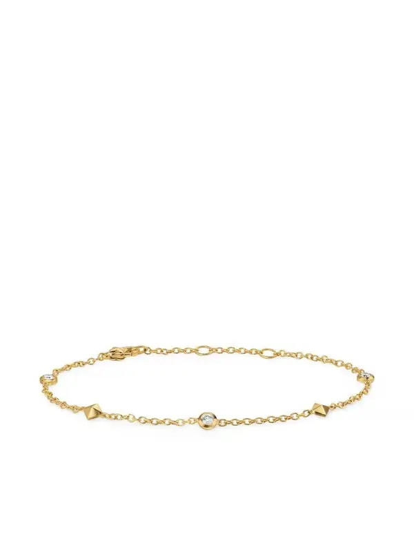 David Yurman 18kt Yellow Diamond Bracelet - Gold
