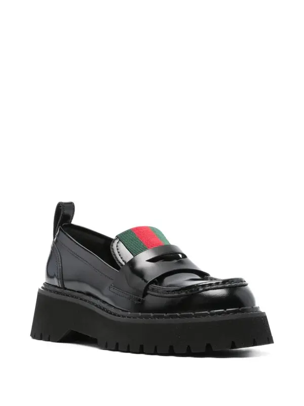 Gucci Web-detail Loafers