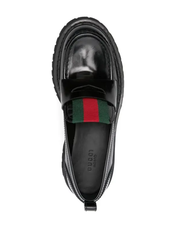 Gucci Web-detail Loafers
