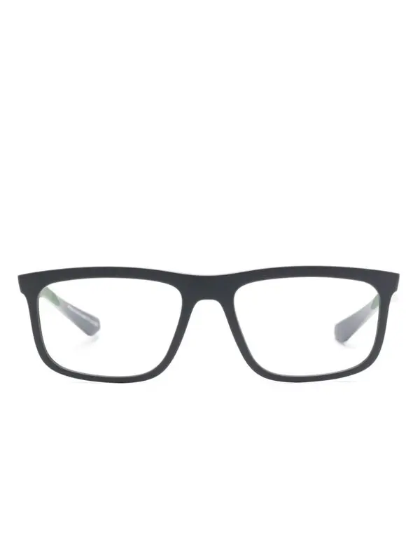 Emporio Armani Rectangle-frame Glasses - Grey