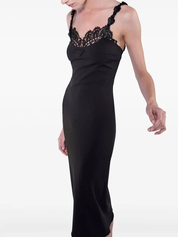 Prada Interlock Crêpe Midi Dress
