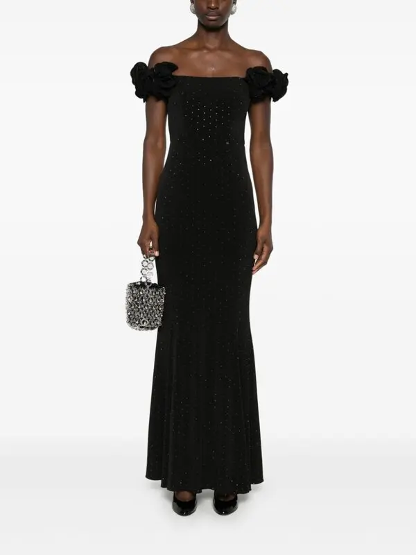 NISSA Embellished Maxi Dress