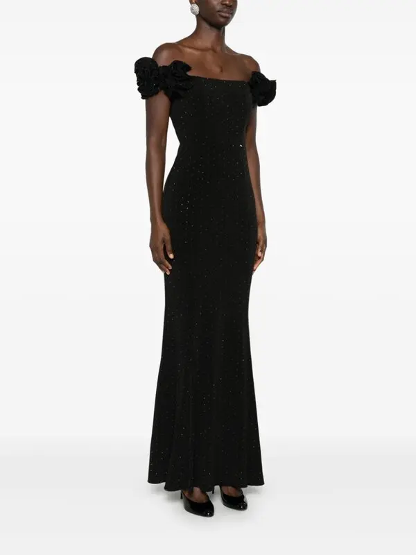NISSA Embellished Maxi Dress