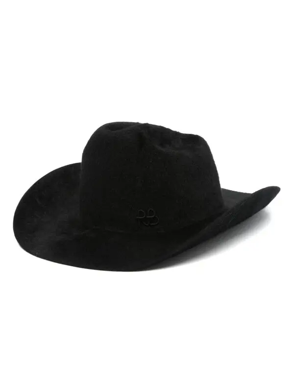 Ruslan Baginskiy Rb Monogram Hat - Black