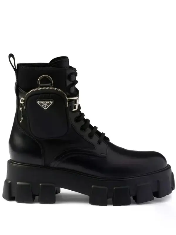 Prada Monolith Ankle Boots