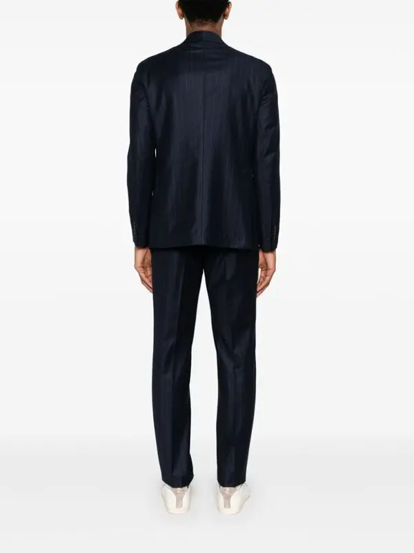 Tagliatore Pinstriped Suit - Blue