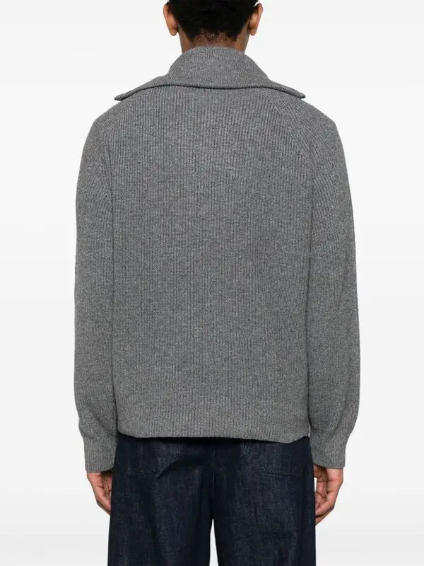 Maison Kitsuné Bold Fox Head-patch Ribbed Sweater