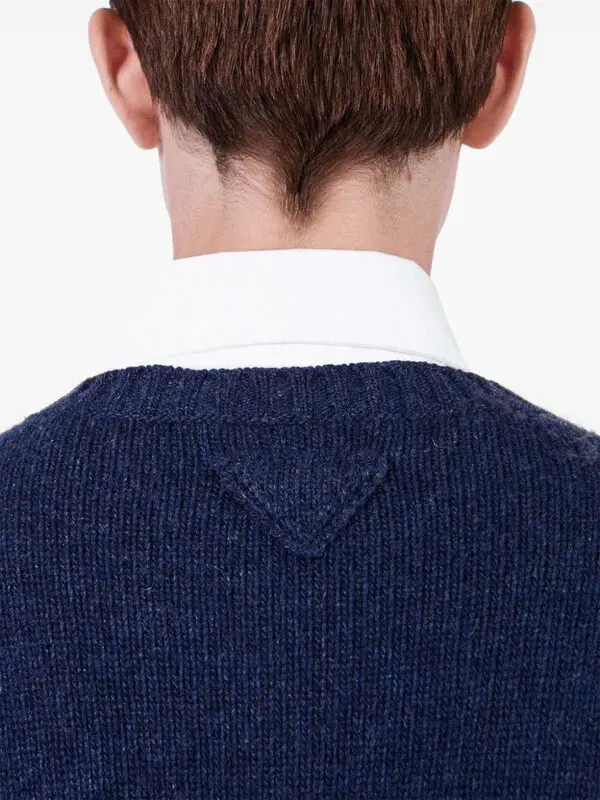 Prada Cashmere Cardigan - Blue