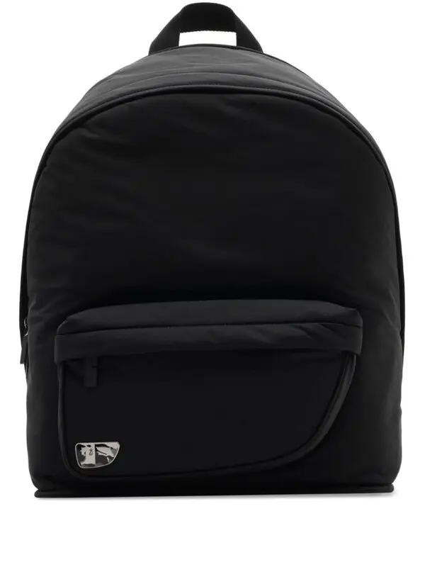 Burberry Logo Backpack - Black