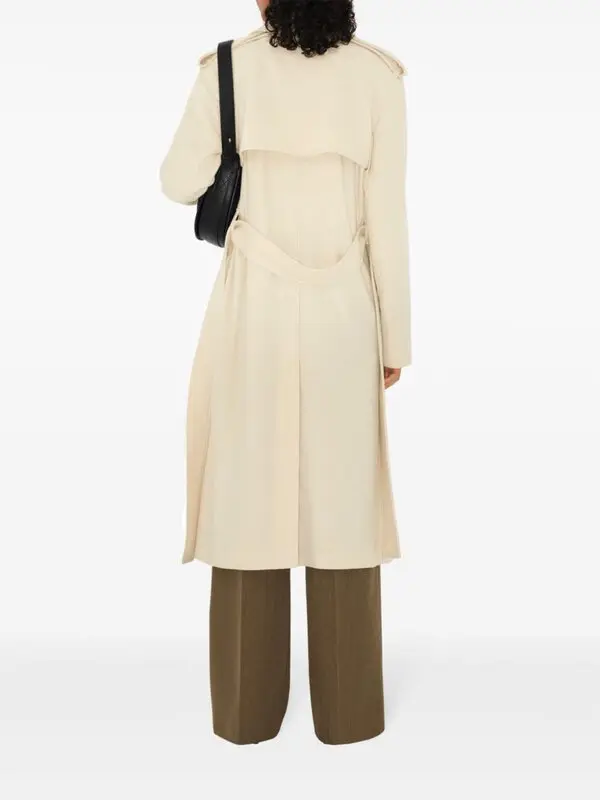 Burberry Cashmere Wrap Coat - Neutrals