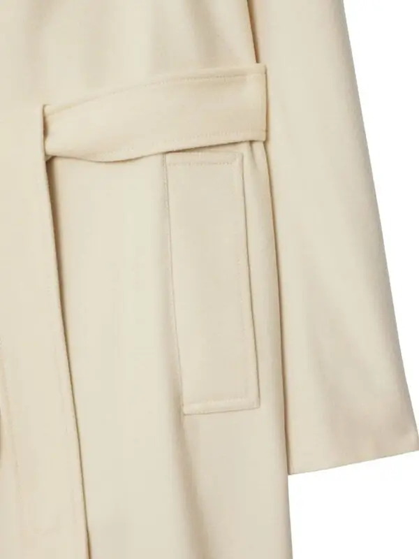 Burberry Cashmere Wrap Coat - Neutrals