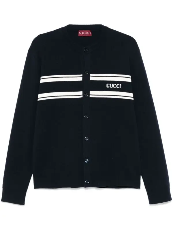 Gucci Logo-intarsia Cardigan