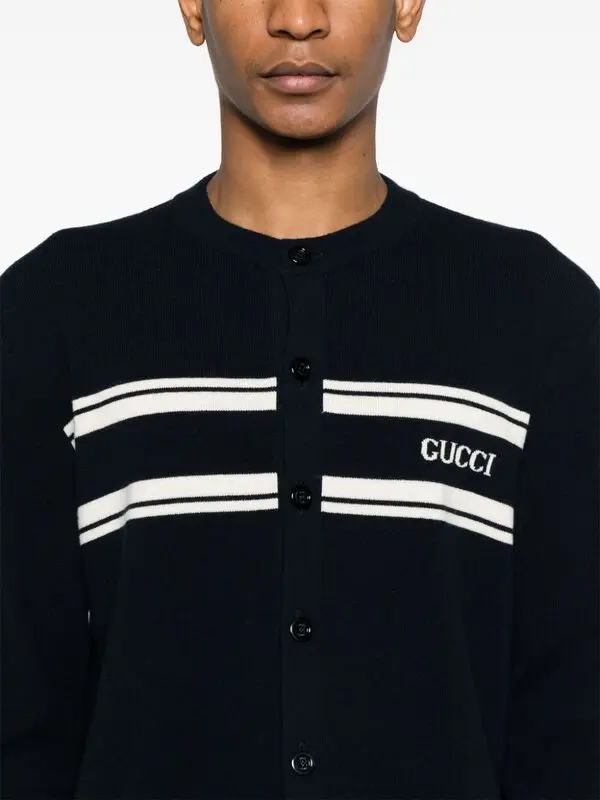 Gucci Logo-intarsia Cardigan