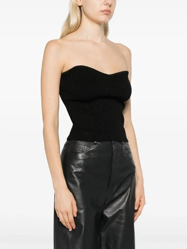 Peserico Lurex Strapless Top