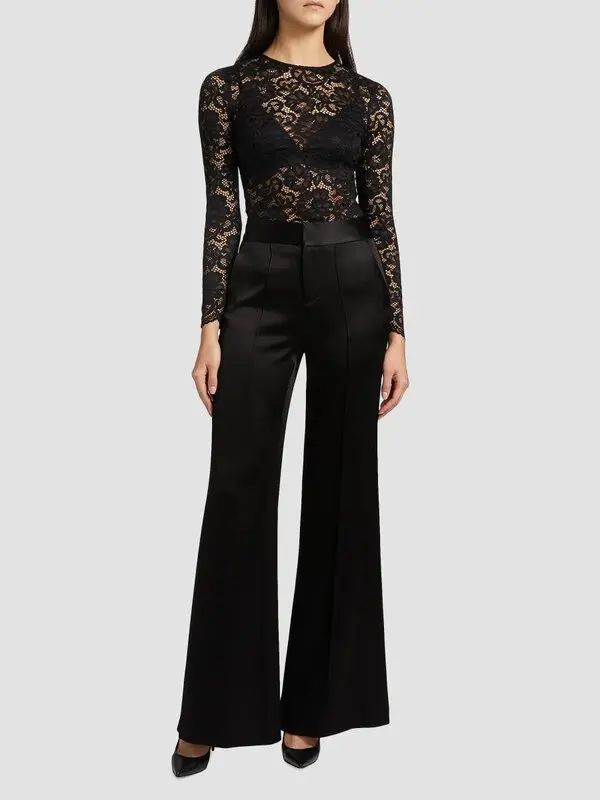 Alice + Olivia Delaina Lace Top