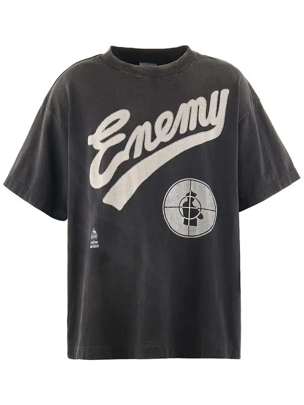 SAINT MICHAEL X Public Enemy Short Sleeve Tee Shirt