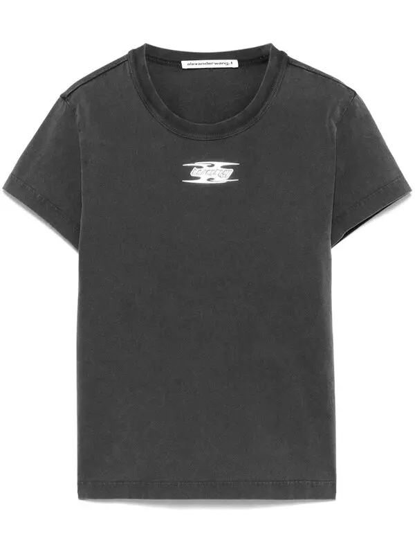 Alexander Wang Blade Logo Shrunken Tee