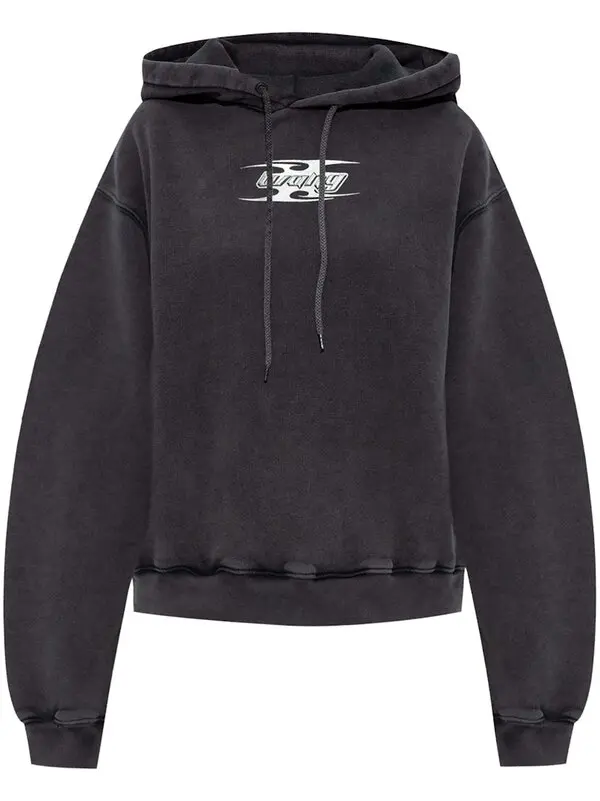 Alexander Wang Blade Logo Hoodie - Washed Cedar