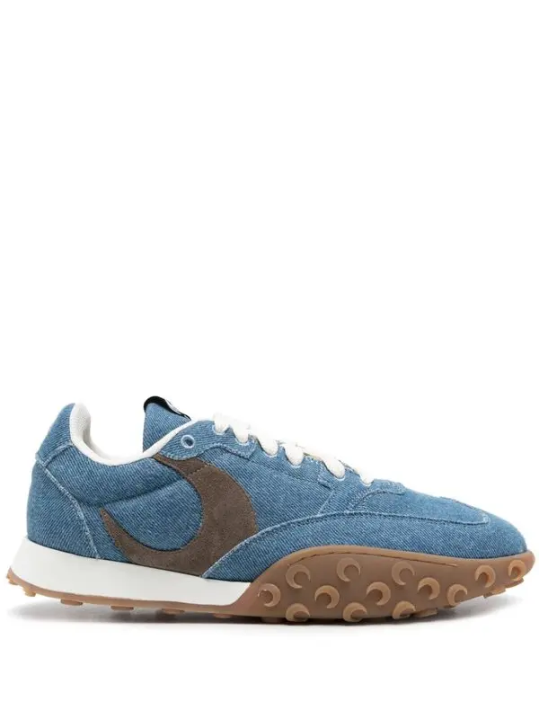 MARINE SERRE Moon Laser Denim Sneakers