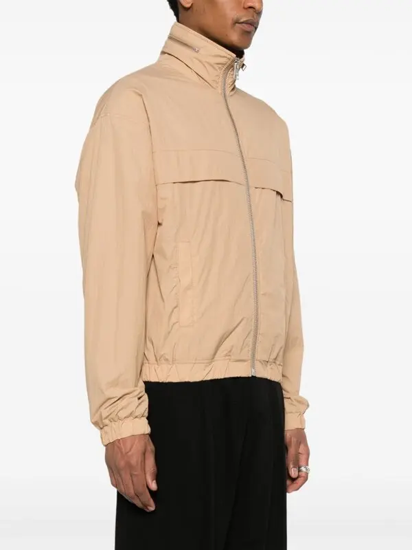 Ami Logo-print Windbreaker - Neutrals