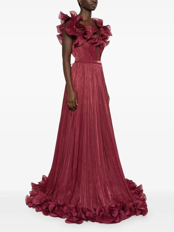 ANA RADU Ruffle-trim Gown