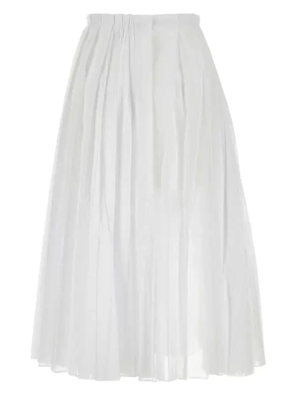 JIL SANDER A-line Pleated Skirt