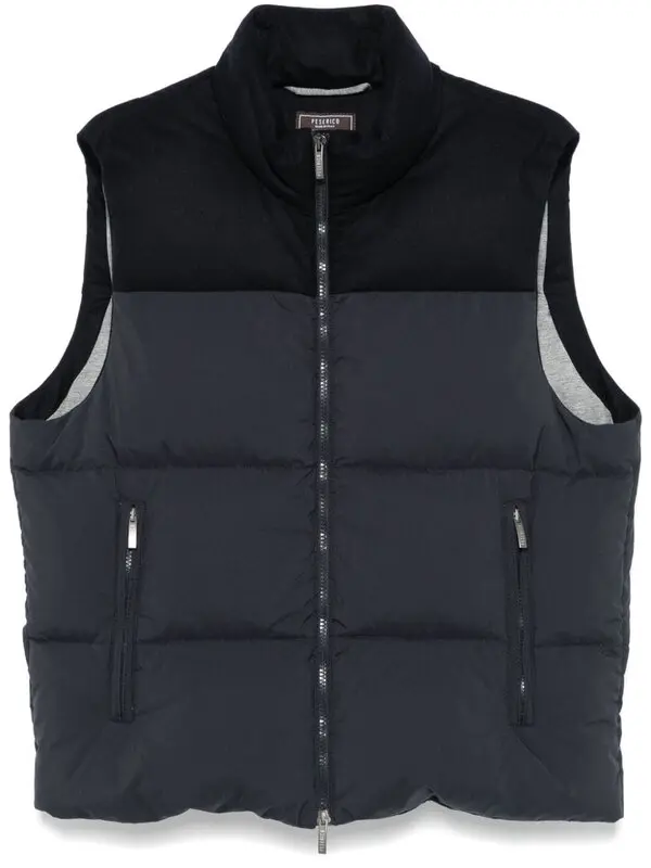 Peserico Sleeveless Down Gilet - Blue