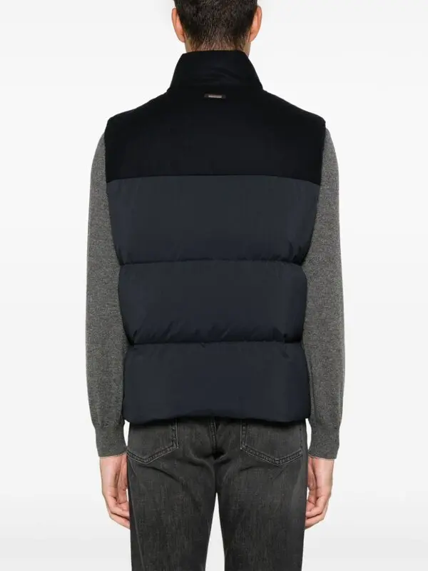 Peserico Sleeveless Down Gilet - Blue