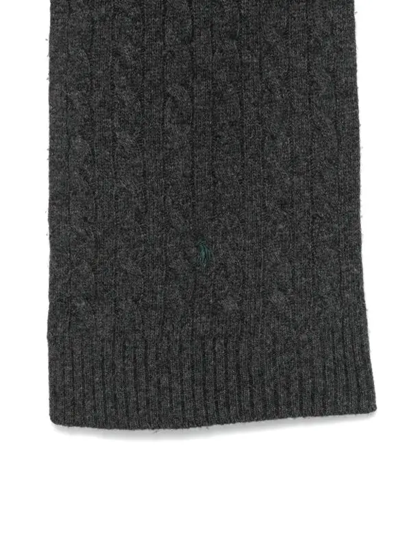 Polo Ralph Lauren Cable-knit Scarf - Grey