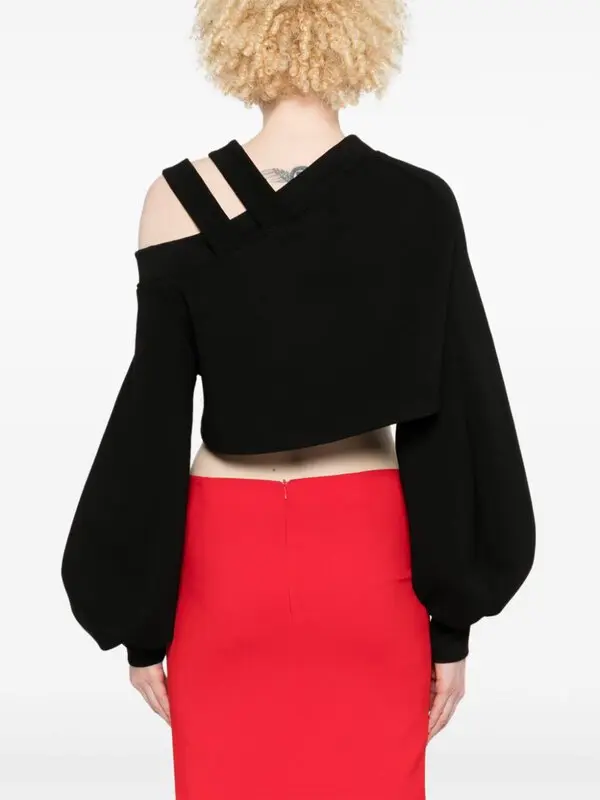 IOANA CIOLACU Off-shoulder Top - Black