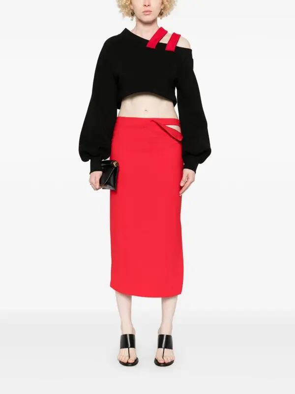 IOANA CIOLACU Off-shoulder Top - Black