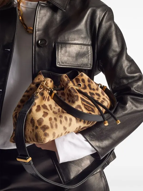 JIMMY CHOO Medium Cinch Bucket Bag