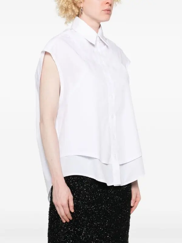 IOANA CIOLACU Layered Cotton Shirt
