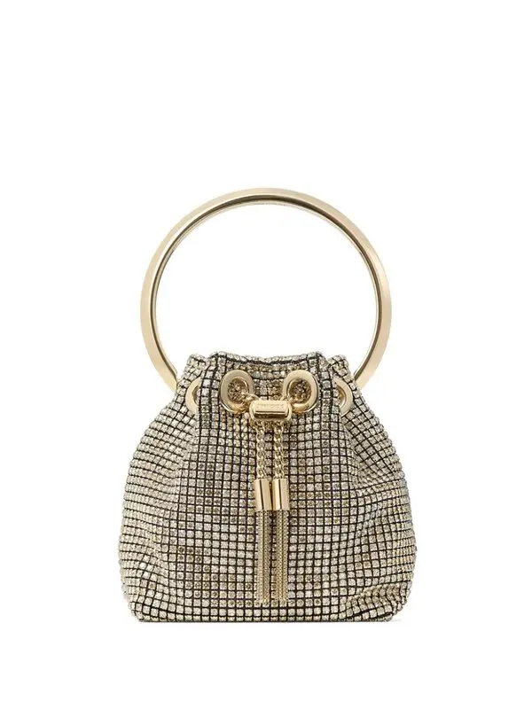 JIMMY CHOO Bon Bon Bucket Bag - Gold