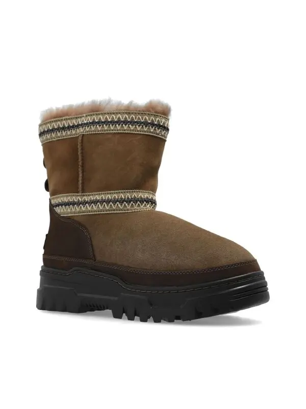 UGG 44mm Classic Mini Trailgrazer Boots - Brown