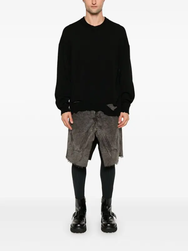 Rick Owens Silvered Midi Skirt