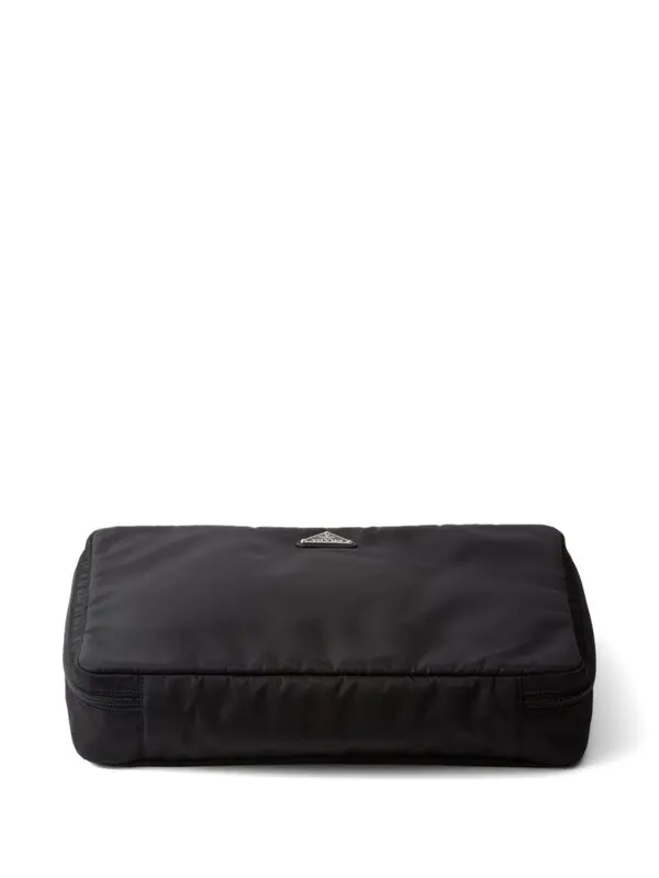 Prada Large Re-nylon Wash Bag - Black