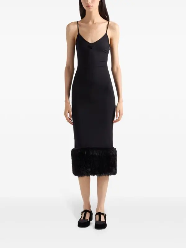Prada Jersey Midi Dress