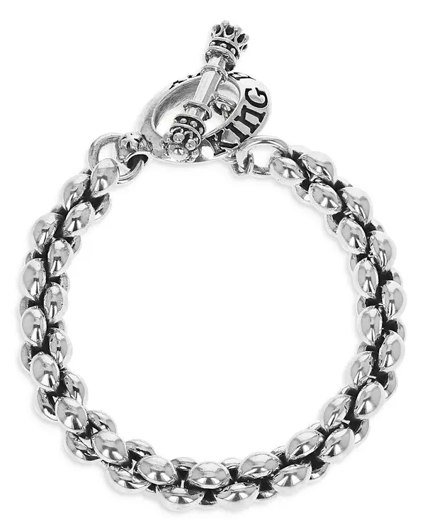 KING BABY STUDIO Sterling Infinity Link Bracelet - Silver