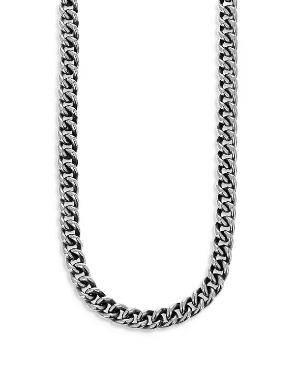 KING BABY STUDIO Curb Link Chain Necklace - Silver