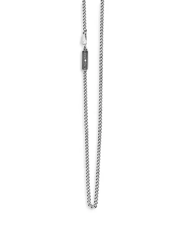 KING BABY STUDIO Sterling Curb Link Chain - Silver